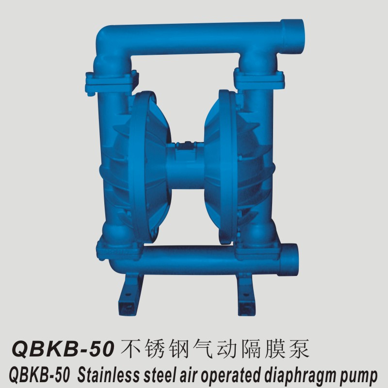 QBK-50 QBK-65不锈钢气动隔膜泵 - 温州稳牌机械科技有限公司